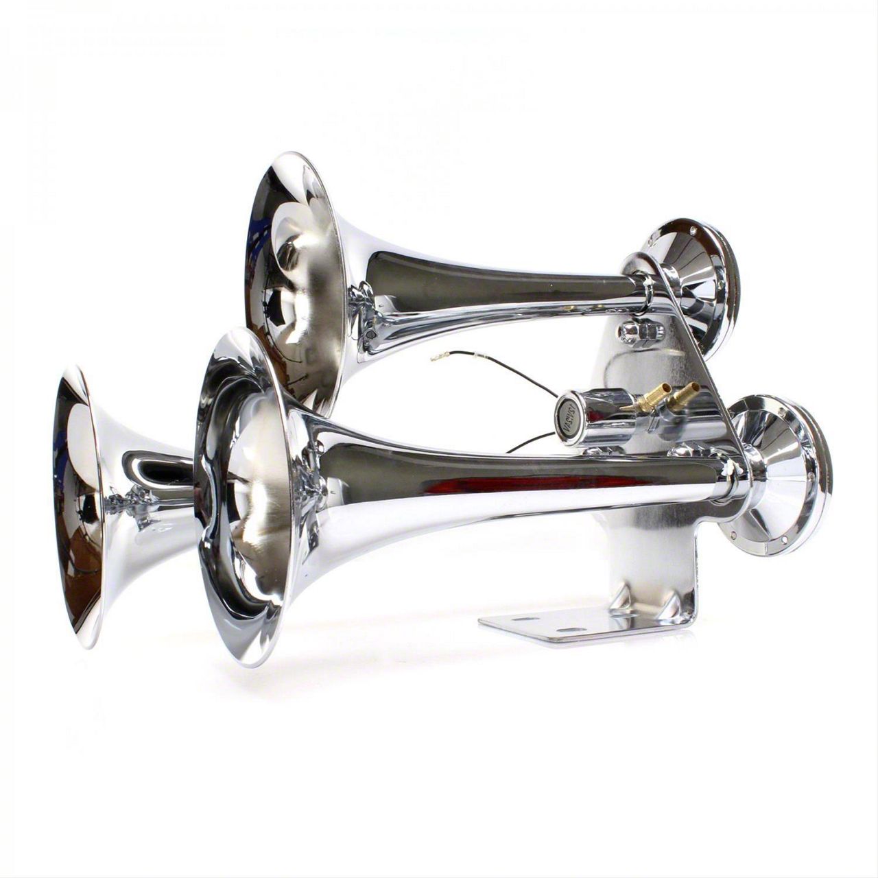 Ecklers El Jefe 3 Trumpet Stacked Train Horn with Valve (Universal ...