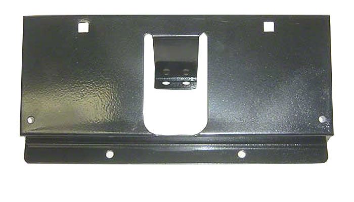 Ecklers Front License Plate Bracket, Black (70-73 Firebird)