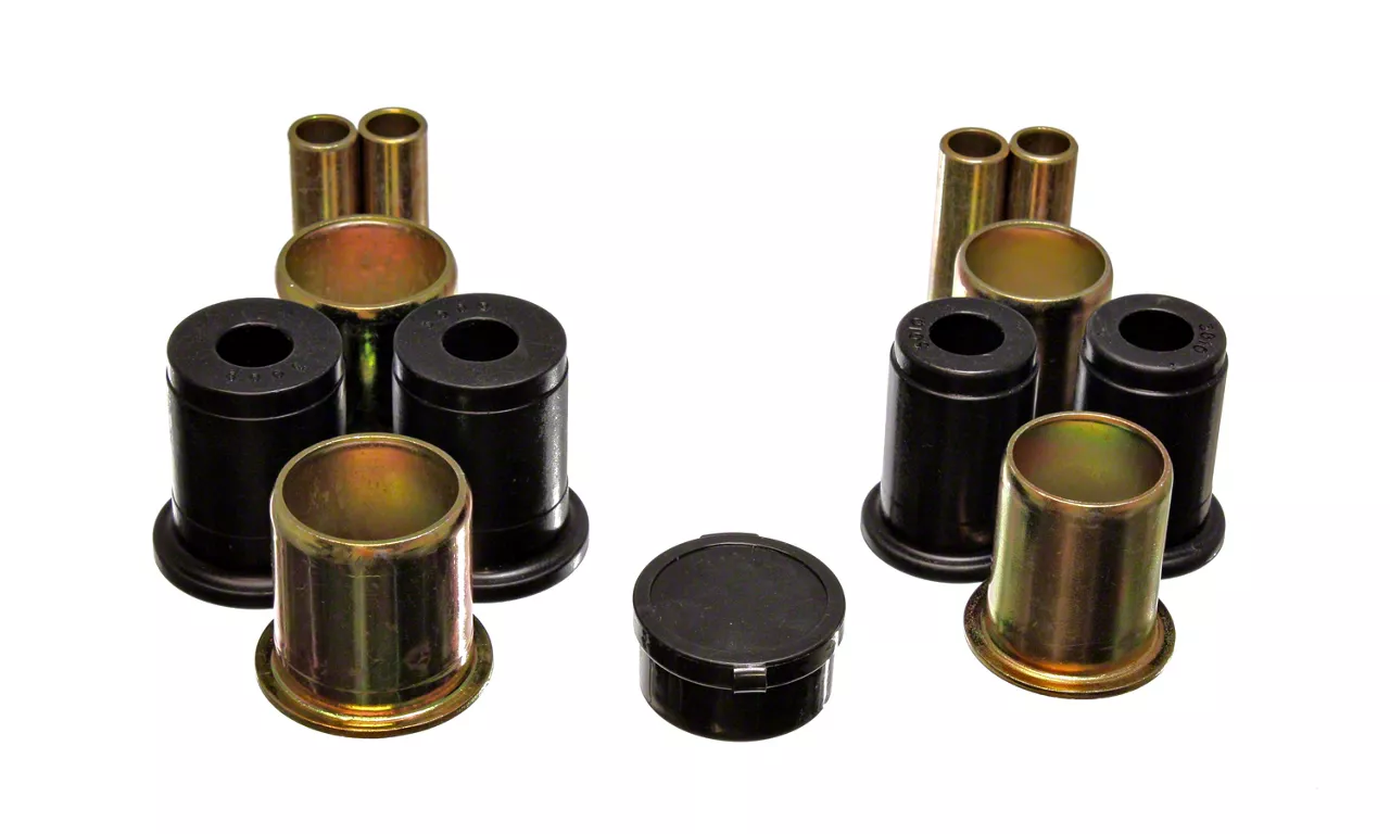 Ecklers Front Lower Control Arm Bushings; 1-5/8-Inch OD; Black (73-81 ...