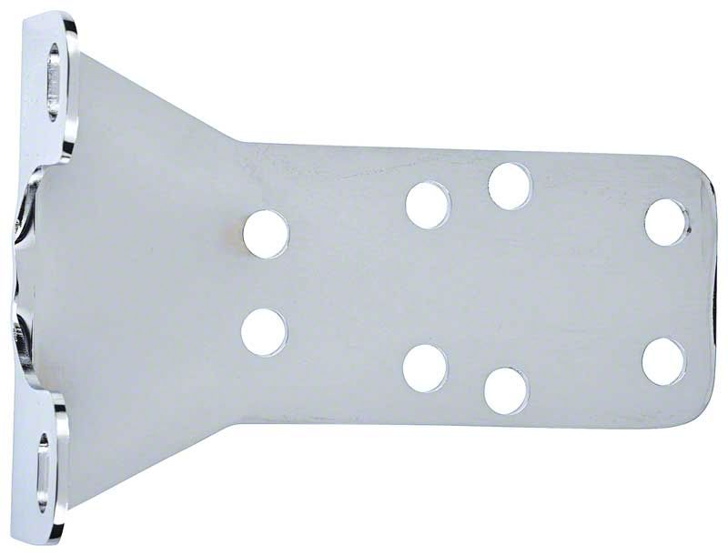 Ecklers Proportioning Valve Bracket; Bottom Mount; Chrome (67-02 Firebird)