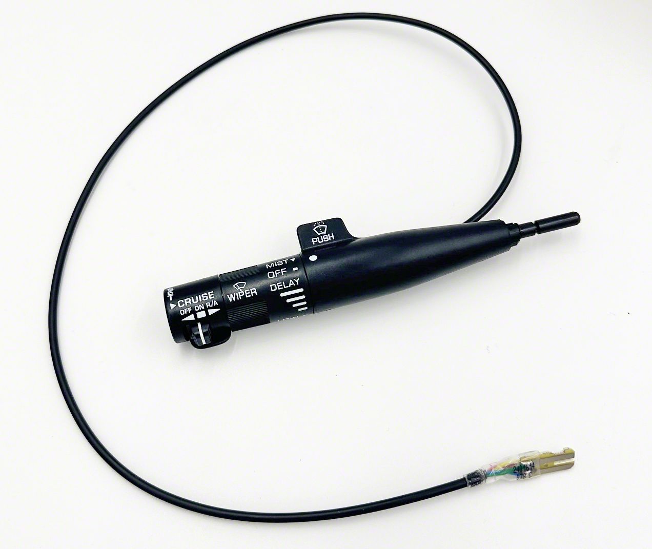 Ecklers Turn Signal Lever; Black (84-89 Firebird w/ Cruise Control ...