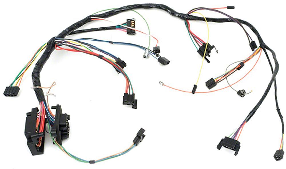 Ecklers Underdash Main Harness,w/ A/T,Warn Lights,Console Shift,1967