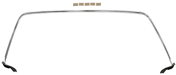 Ecklers Windshield Molding Set; 5-Pieces (70-81 Firebird)