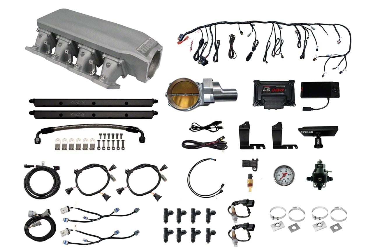 FiTech Fuel Injection Universal EK Nitro-Port Cast LS1 1000 HP EFI ...