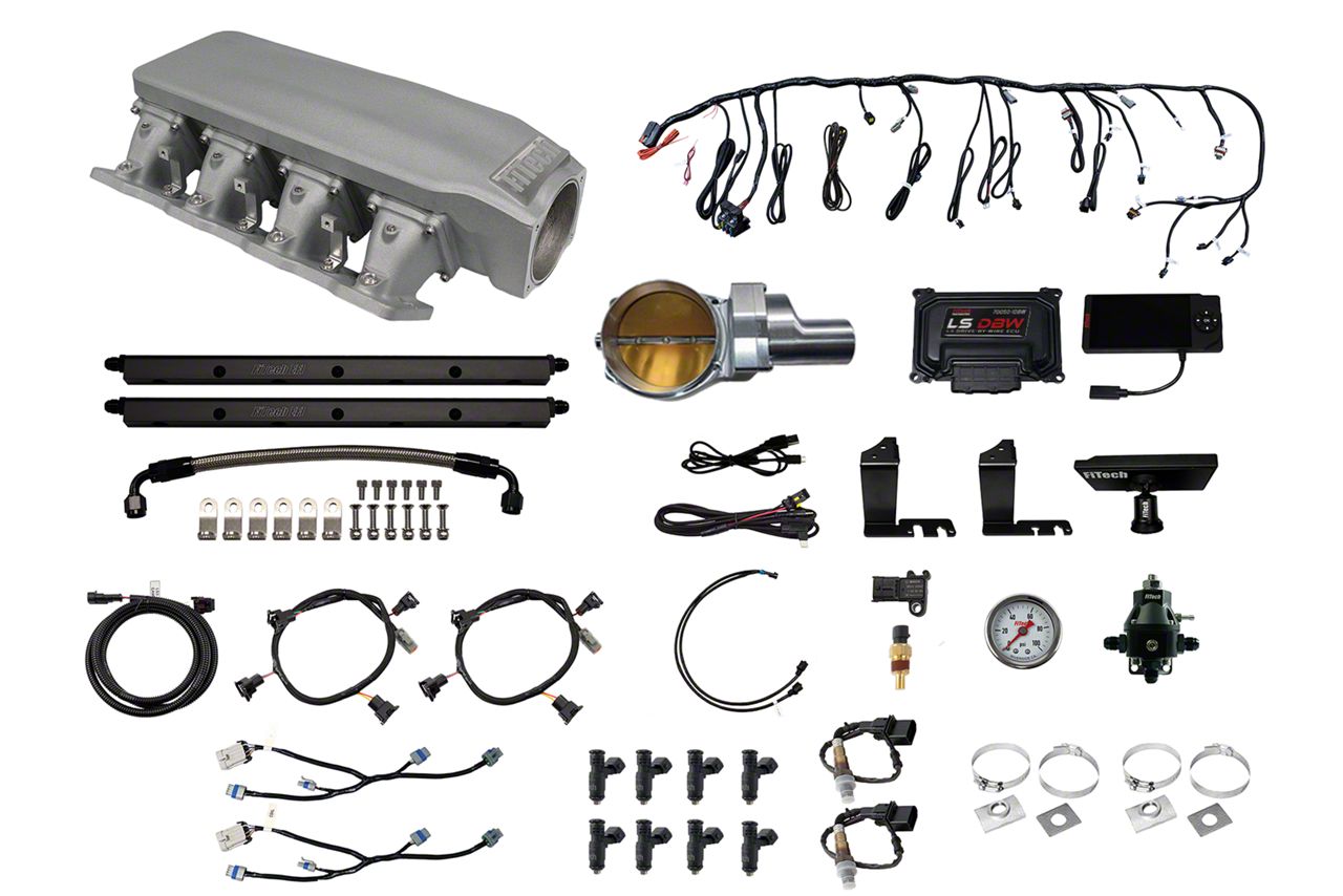 FiTech Fuel Injection Universal EK Nitro-Port Cast LS1 750 HP EFI ...