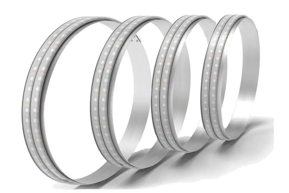 Flashtech Ecklers Double Row Color Chase RGB LED Wheel Light Kit; 15 ...