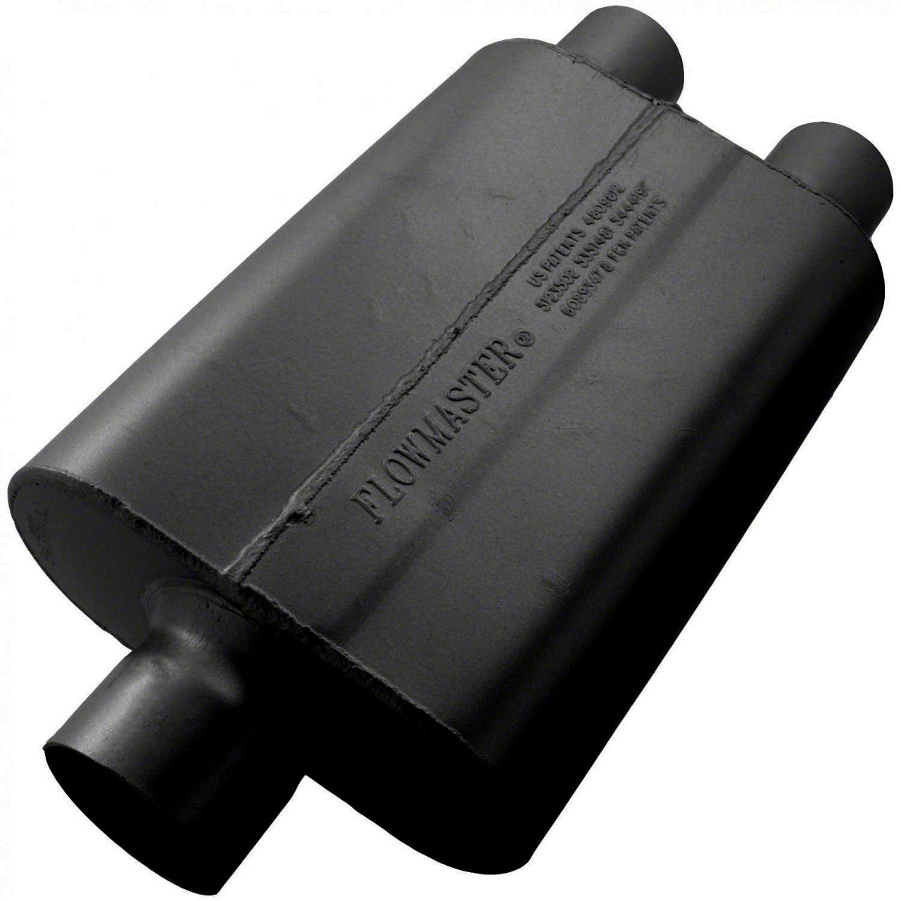 Flowmaster Ecklers 40 Series Delta Flow Center/Dual Out Oval Muffler; 3 ...