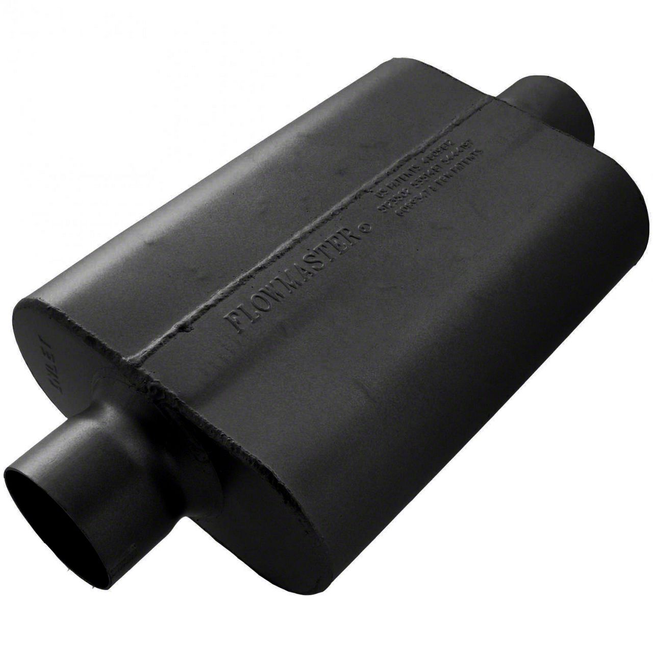 Flowmaster Ecklers 40 Series Delta Flow Center/Center Oval Muffler; 3 ...