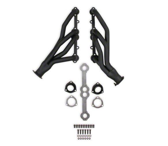 Flowtech Ecklers 1-1/2-Inch Mid-Length Headers; Black Painted 11108FLT ...