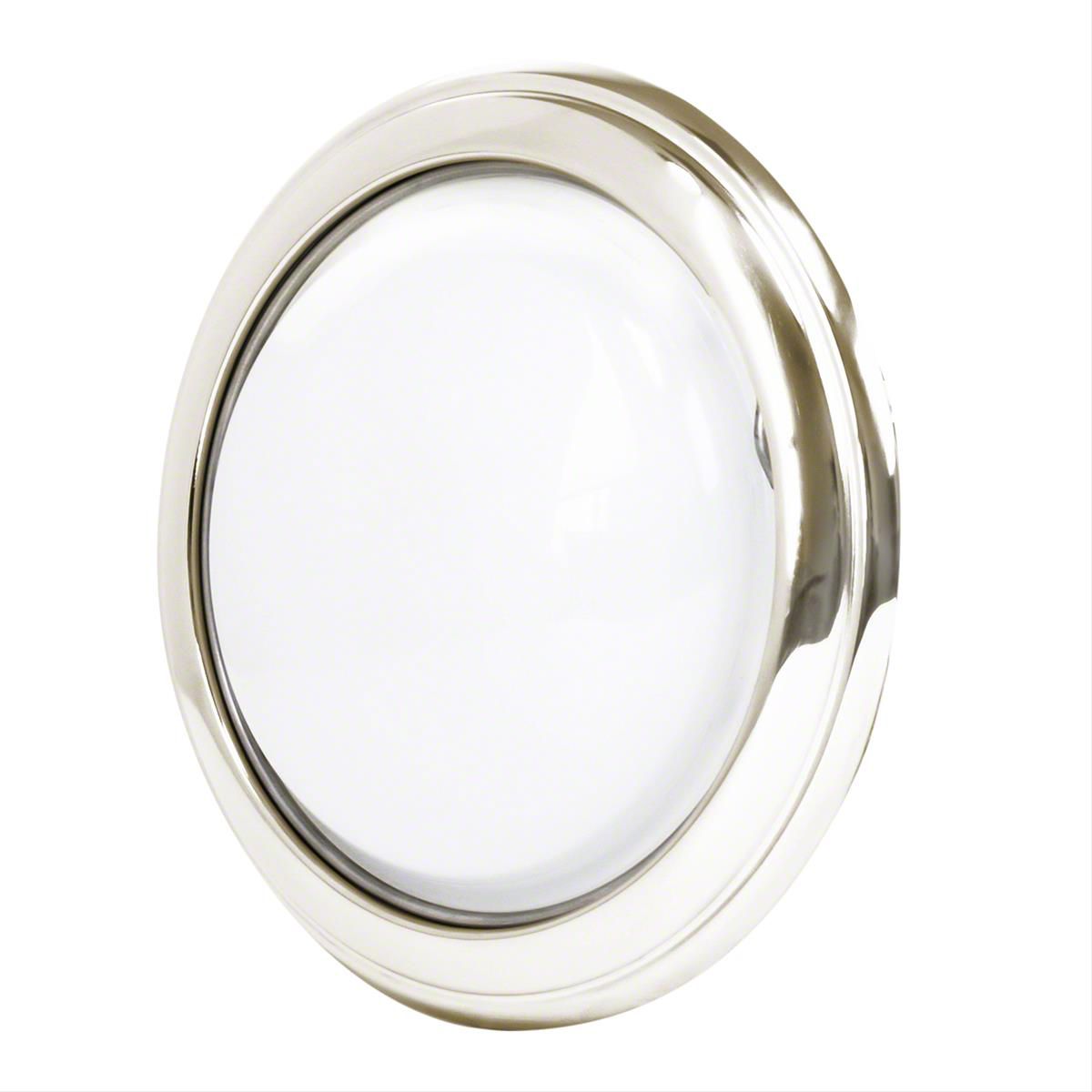 Ecklers 12-Volt Interior Dome Light; Nickel (30-31 Model A Coupe)