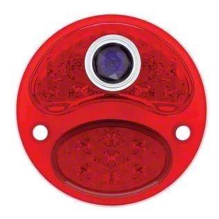 Ecklers 12-Volt LED Tail Light Lens with Blue Dot; Passenger Side (28 ...