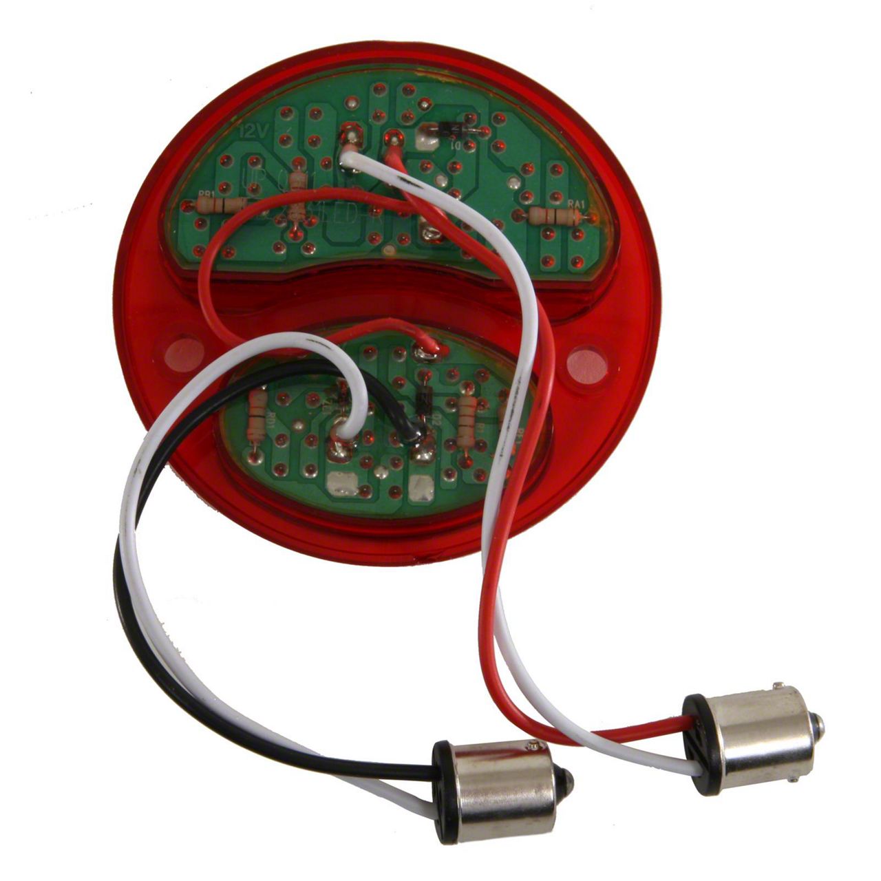 Ecklers 12-Volt LED Tail Light; Red Lens; Passenger Side (28-31 Model A)