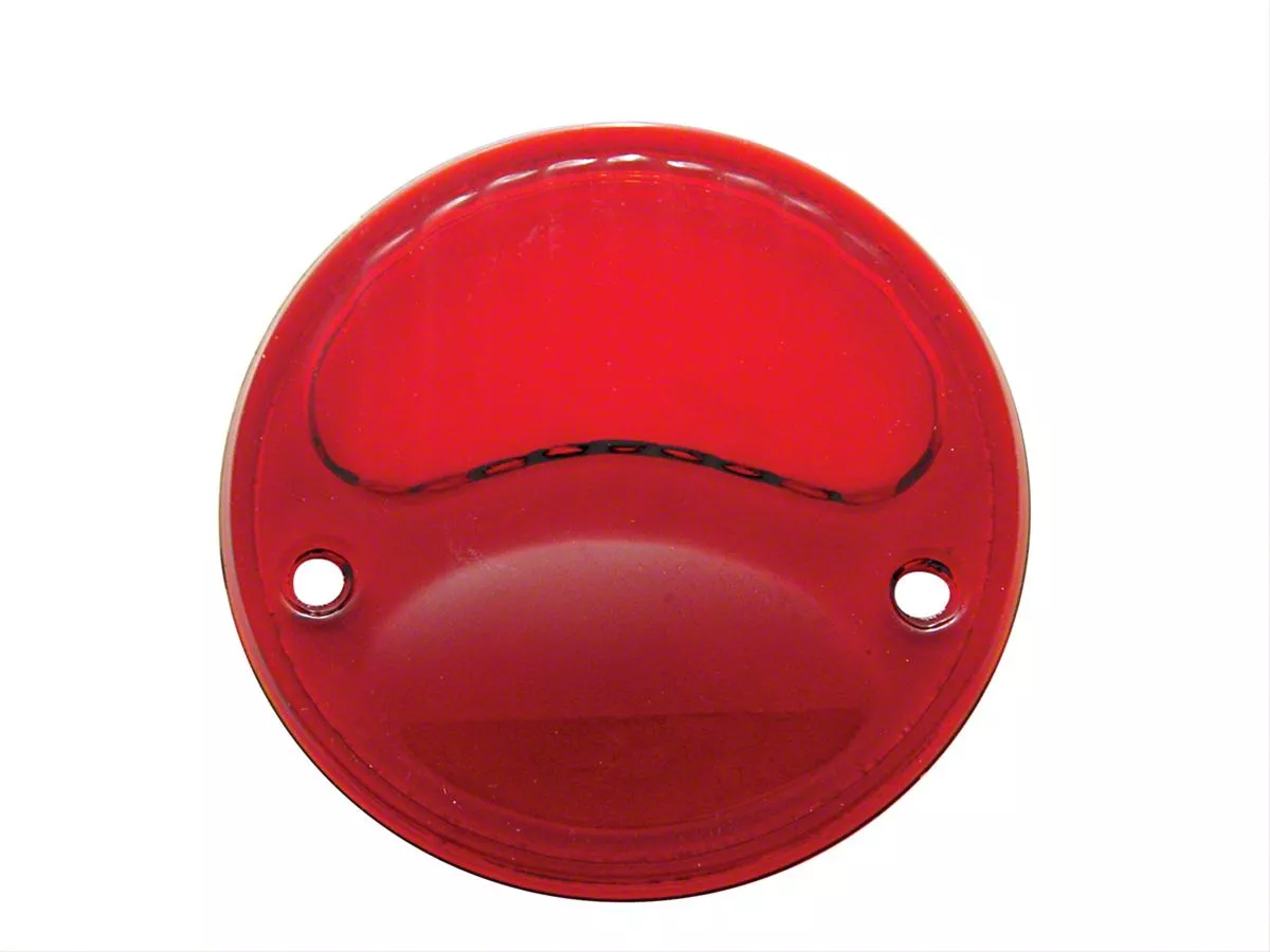 Ecklers Glass Tail Light Lens; Dark Red (28-31 Model A)