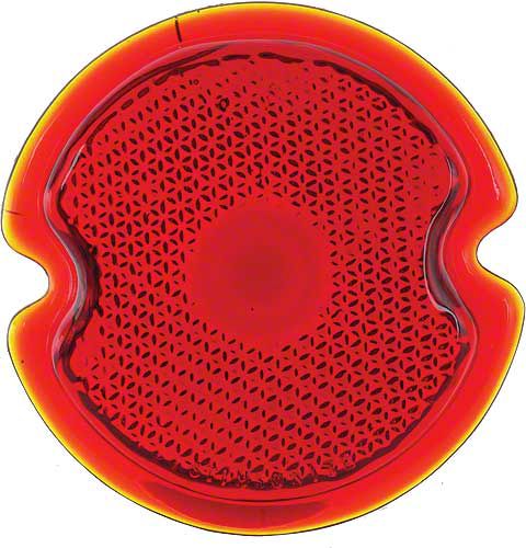 Ecklers Red Tail Light Lens/ 33-36 Pass & 46-52 Pickup (Fits Ford and ...