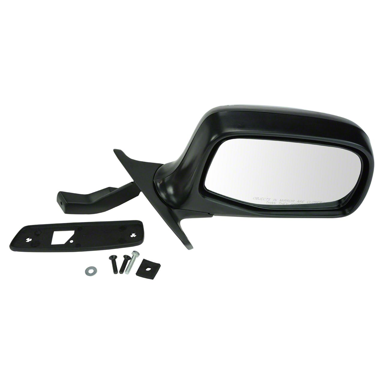 Ecklers Manual Mirror; Chrome; Passenger Side (92-97 F-150, F-250, F-350)
