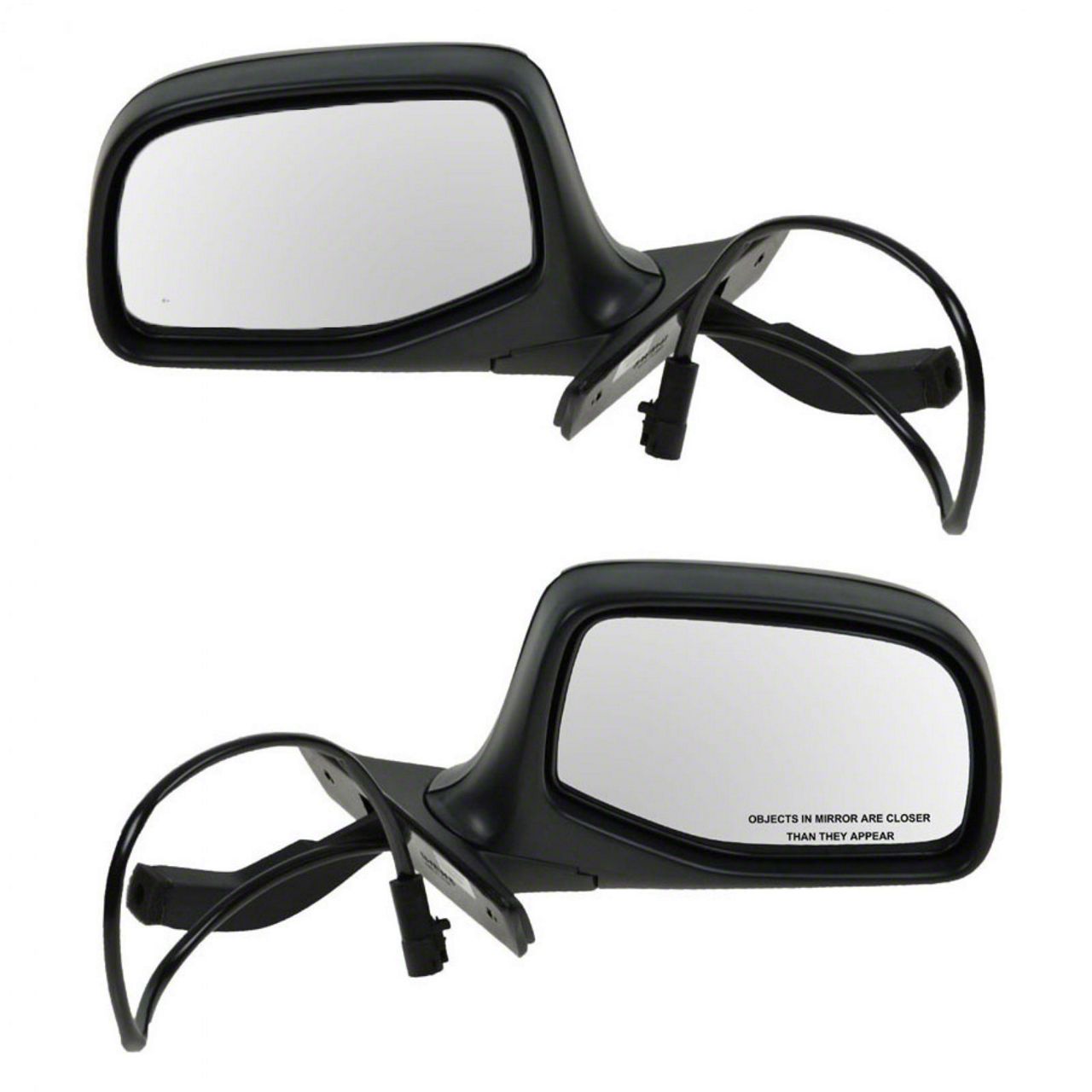 Ecklers Power Mirrors; Paint to Match Black (92-96 F-150)