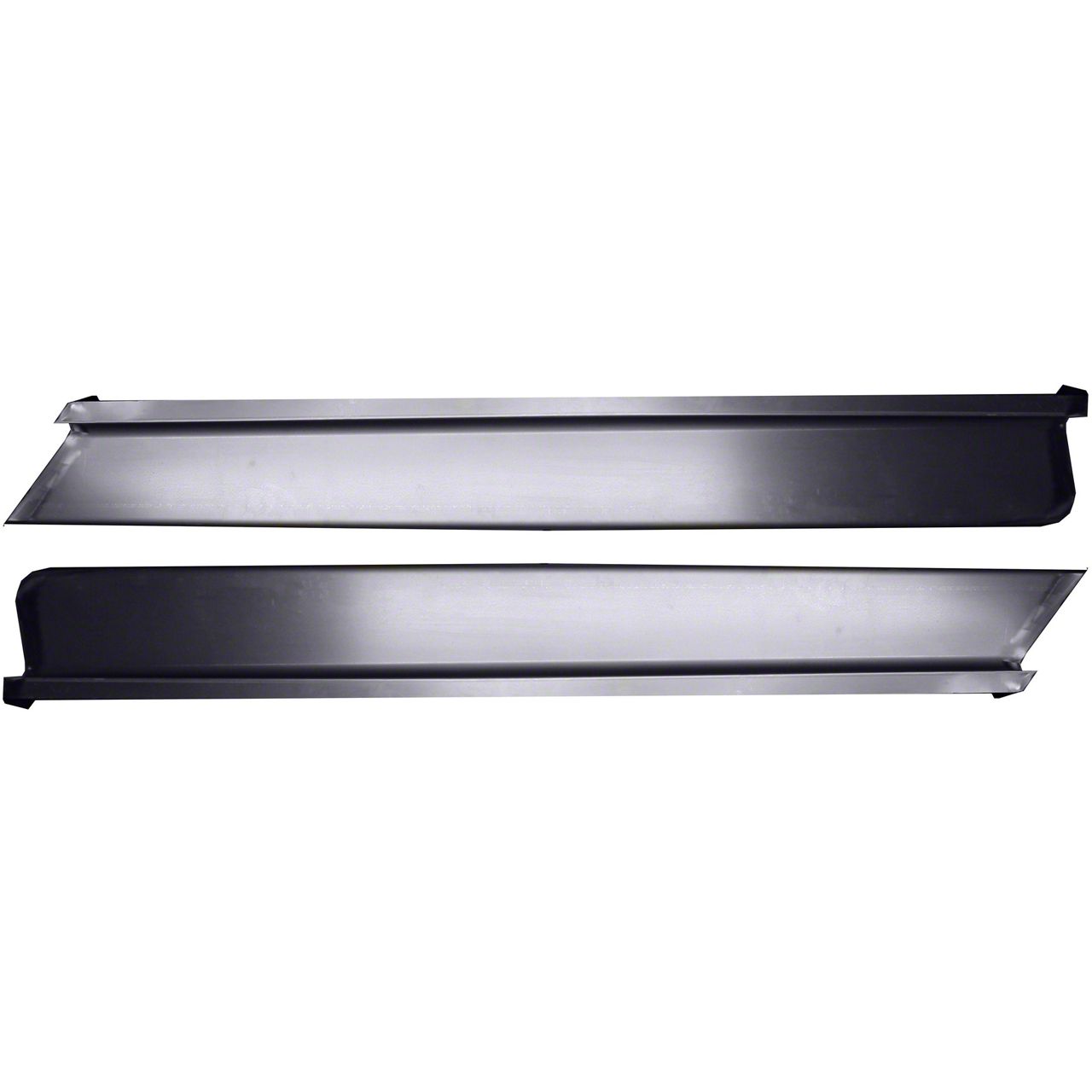 Ecklers Smooth Running Boards with Adapters (53-56 F-100 Panel)
