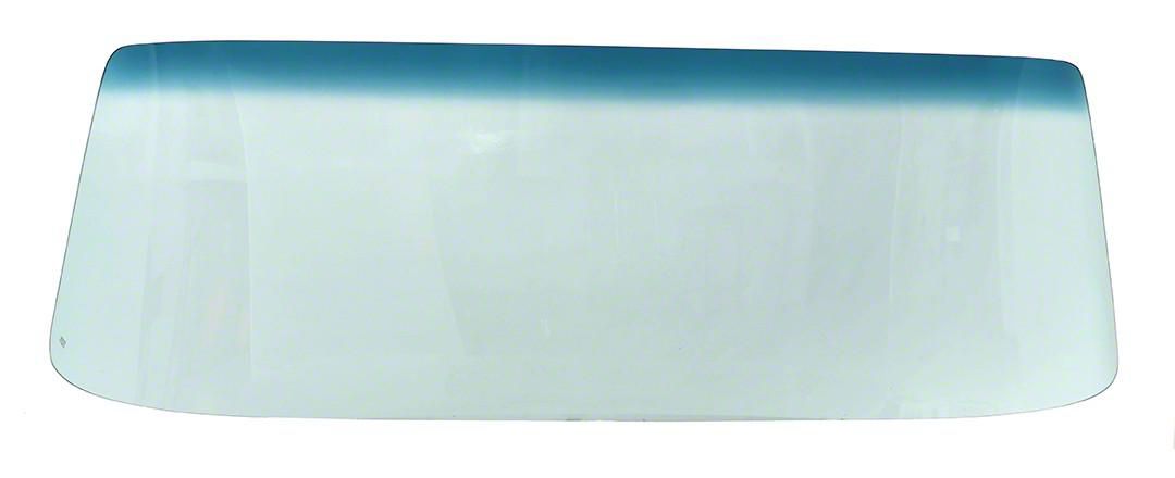 Ecklers Windshield with Band; Green Tint (61-66 F-100, F-250)
