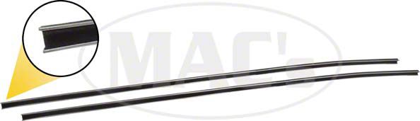 Ecklers Weatherstrip, Glass Run Channel Seal Kit (61-66 F-100; 61-66 F ...