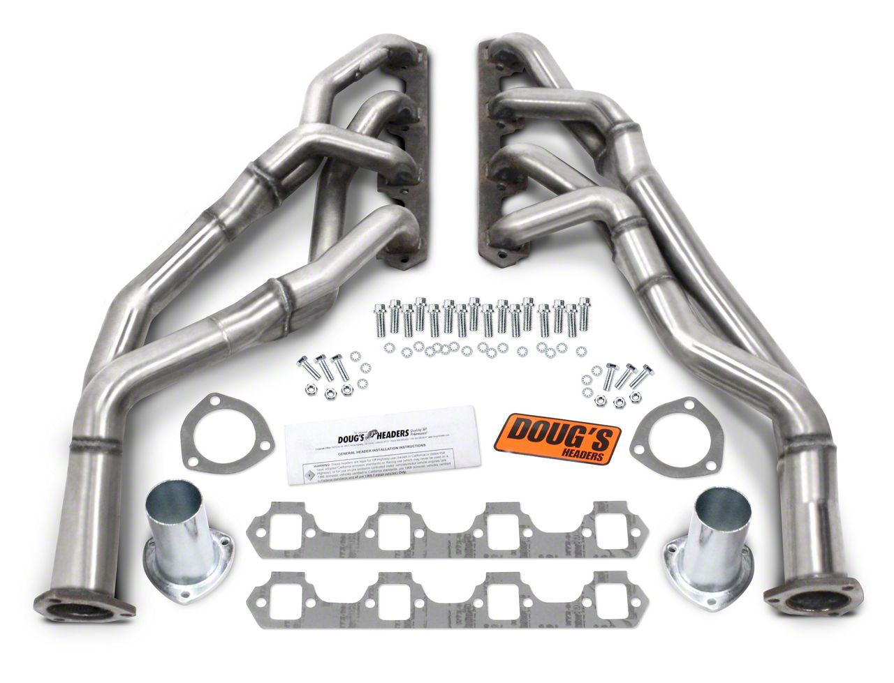 Ecklers 1-5/8-Inch Tri-Y Headers; Stainless Steel (62-64 260/289 V8 ...
