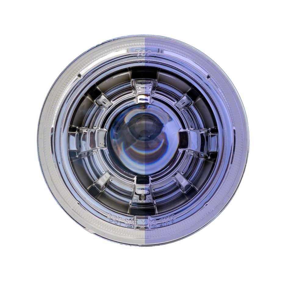 Ecklers 7-Inch Headlamp Protection Covers; Blue