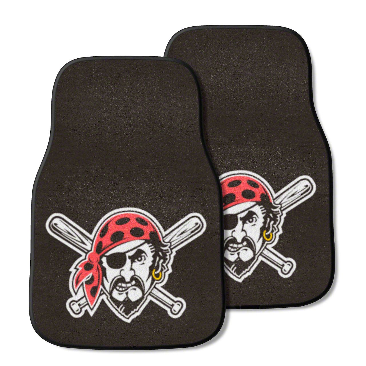 Ecklers Carpet Front Floor Mats with Pittsburgh Pirates Head Logo ...