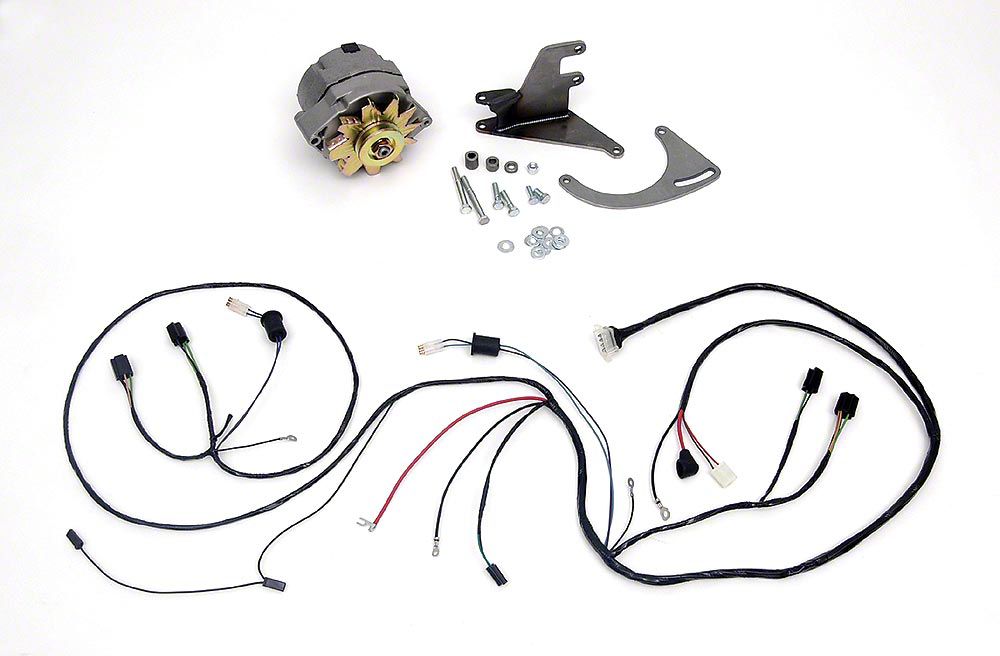 Ecklers Full Size Chevy Alternator Conversion Kit (1962 Biscayne; 1962 ...