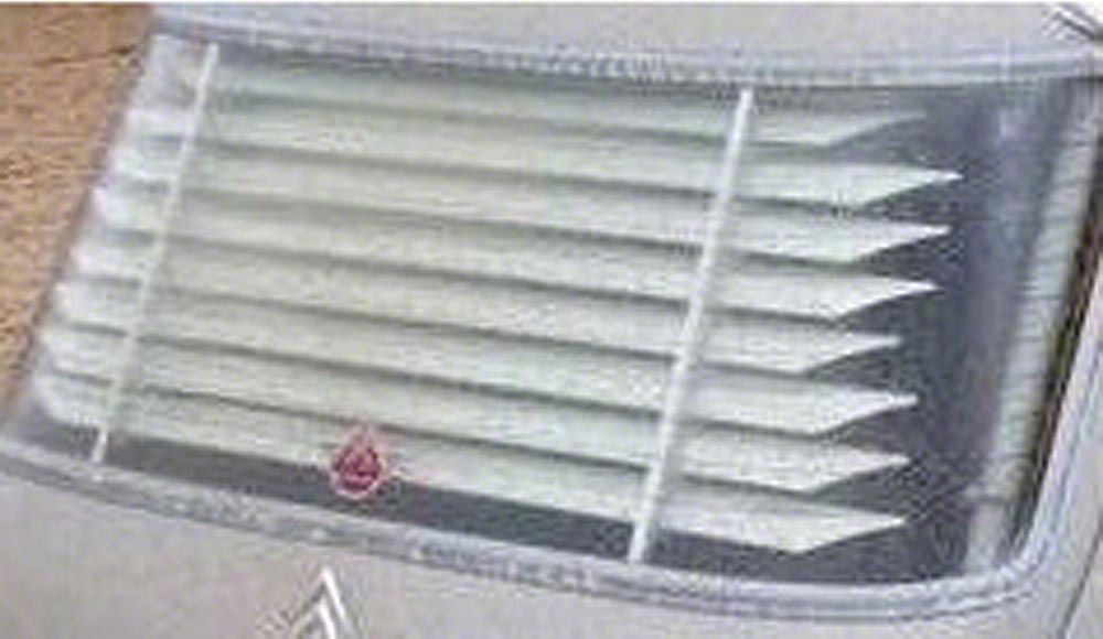 Ecklers Full Size Chevy Blind, Rear Window Shade (62-64 Biscayne; 62-64 ...