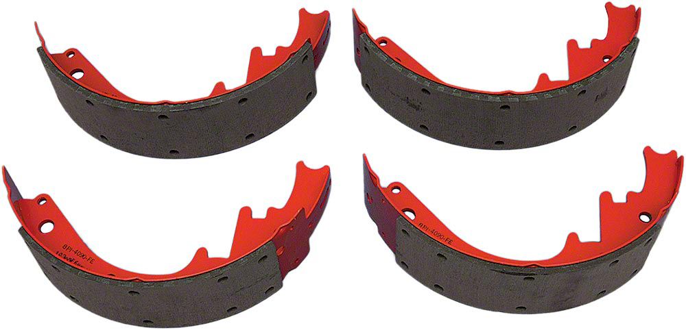 Ecklers Full Size Chevy Brake Shoes, Front, 1959-1970