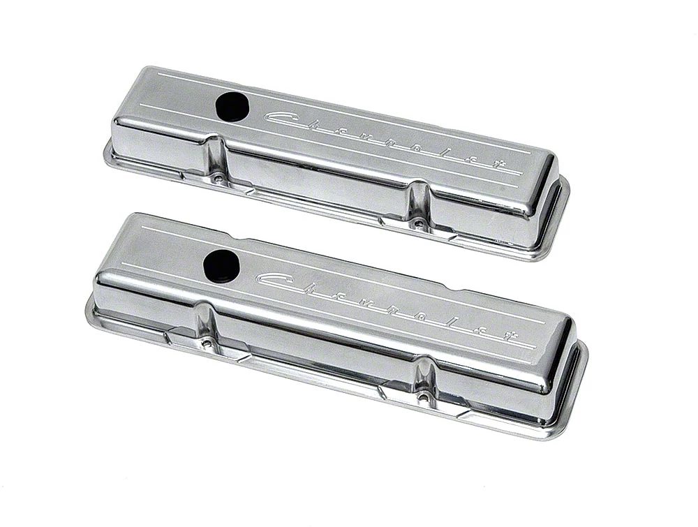 Ecklers Custom Valve Covers,Billet Alum,Small Block,55-72