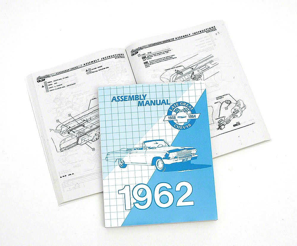 Ecklers Chevy Passenger Car Factory Assembly Manual (1962 Biscayne ...