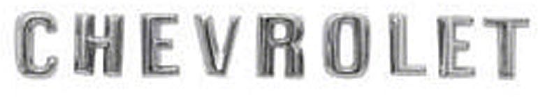 Ecklers Full Size Chevy Hood Letters, 1960-1961