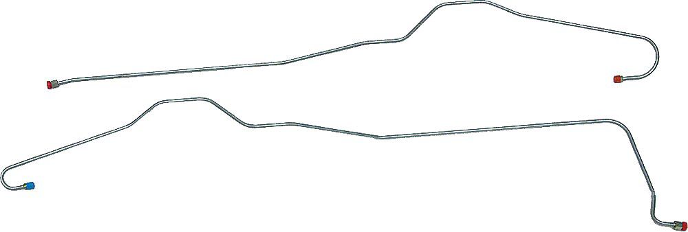 Ecklers Powerglide Transsmission Cooling Lines,Cast Iron,1958