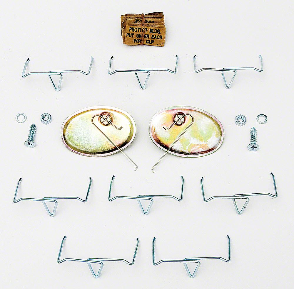 Ecklers Rocker Molding Clip Set,59-61