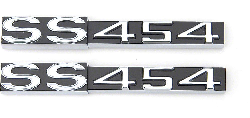 Ecklers Rocker Panel Emblems,SS 454,Monte Carlo,70-71