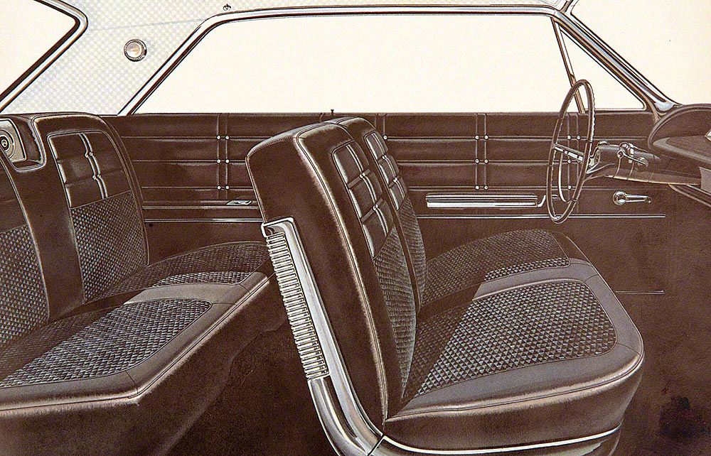 Full Size Chevy Seat Cover Set 2 Door Hardtop Impala 1963 Impala Sports Coupe Two Door