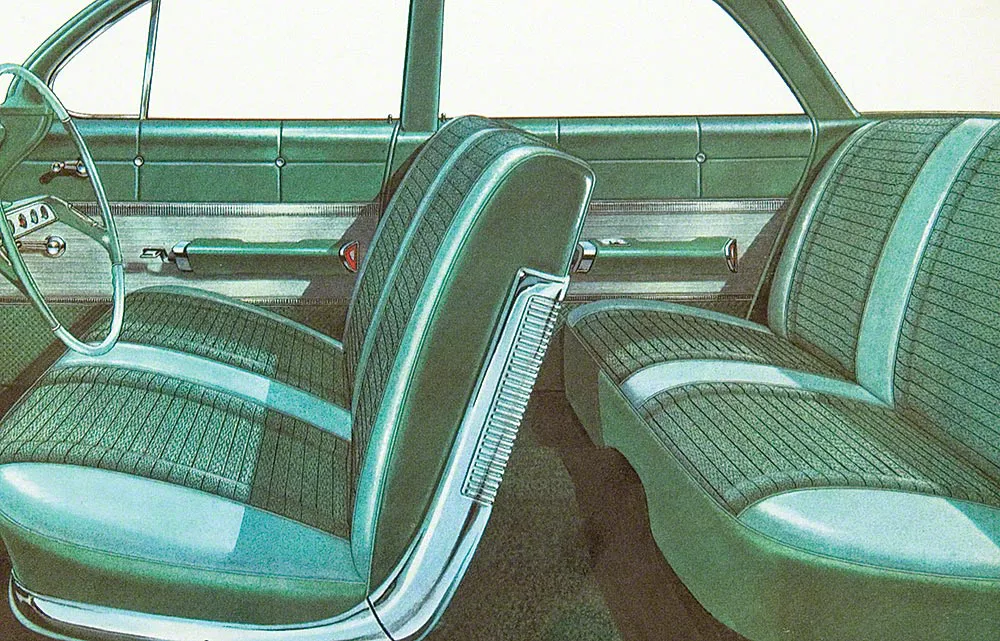 Ecklers Full Size Chevy Seat Cover Set, 4-Door Sedan, Impa