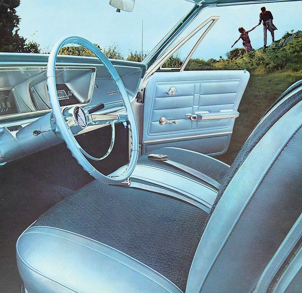 Cloth Front and Rear Seat Covers 1966 Impala 4 Door Hardtop