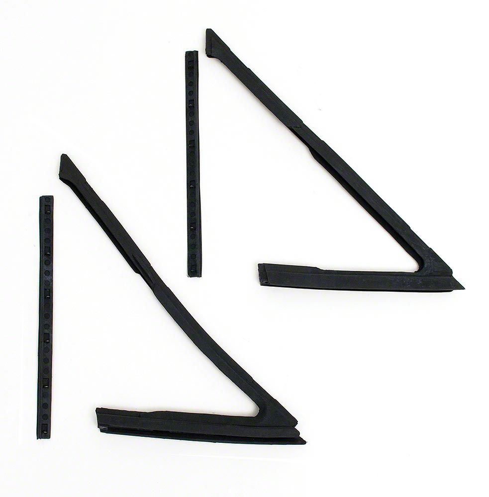 Ecklers Vent Window Weatherstrip Set, 2-Door Hardtop & Convertible (63 ...