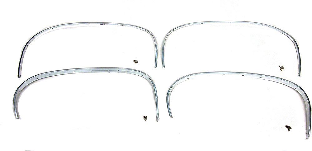 Ecklers Full Size Chevy Wheel Well Opening Molding Set (1968 Biscayne ...