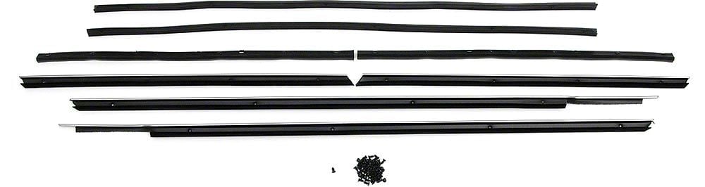 Ecklers Full Size Chevy Window Felt Kit, 2-Door Hardtop, Impala, 1962 ...