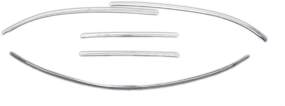 Ecklers Full Size Chevy Windshield Molding Set, 2 & 4-Door Hardtop,1965 ...