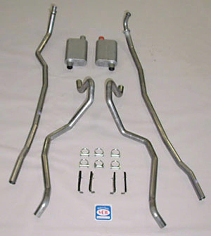 Ecklers Dual Exhaust System, Small Block, With Stock 2 Exhaust ...