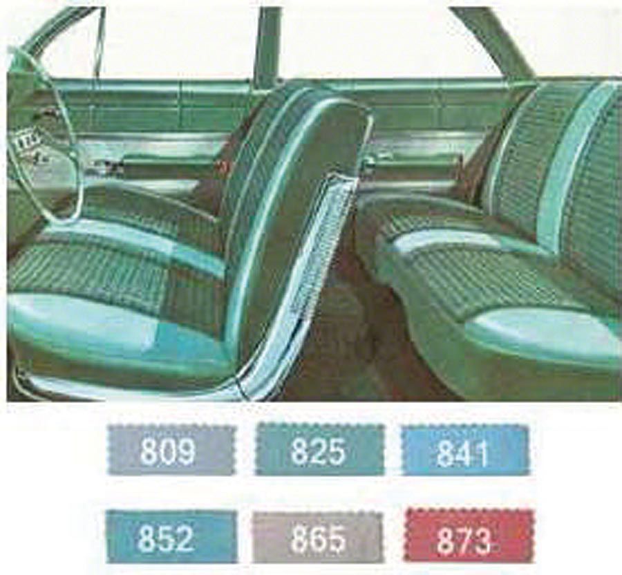 Ecklers Full Size Chevy Preassembled Door Panel Quarter Trim Panel Interior Kit Service 2 Door Hardtop Impala 1961 Impala Sports Coupe Two Door