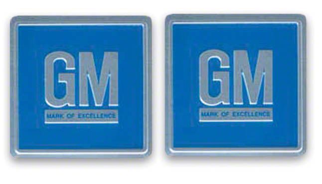 Ecklers GM Mark Of Excellence Decals, 1967