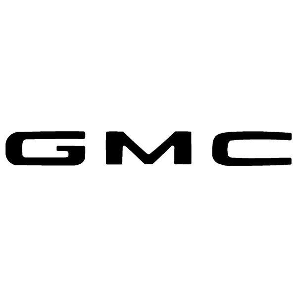 Ecklers GMC Truck Tailgate GMC Applique Letters, Chrome 1967-1972