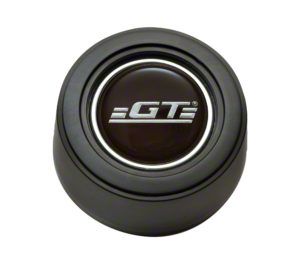 GT Performance Ecklers GT3 Hi-Rise Horn Button with GT Logo; Black ...