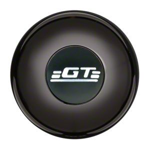 GT Performance Ecklers Euro/Gasser Horn Button with GT Logo; Smooth ...
