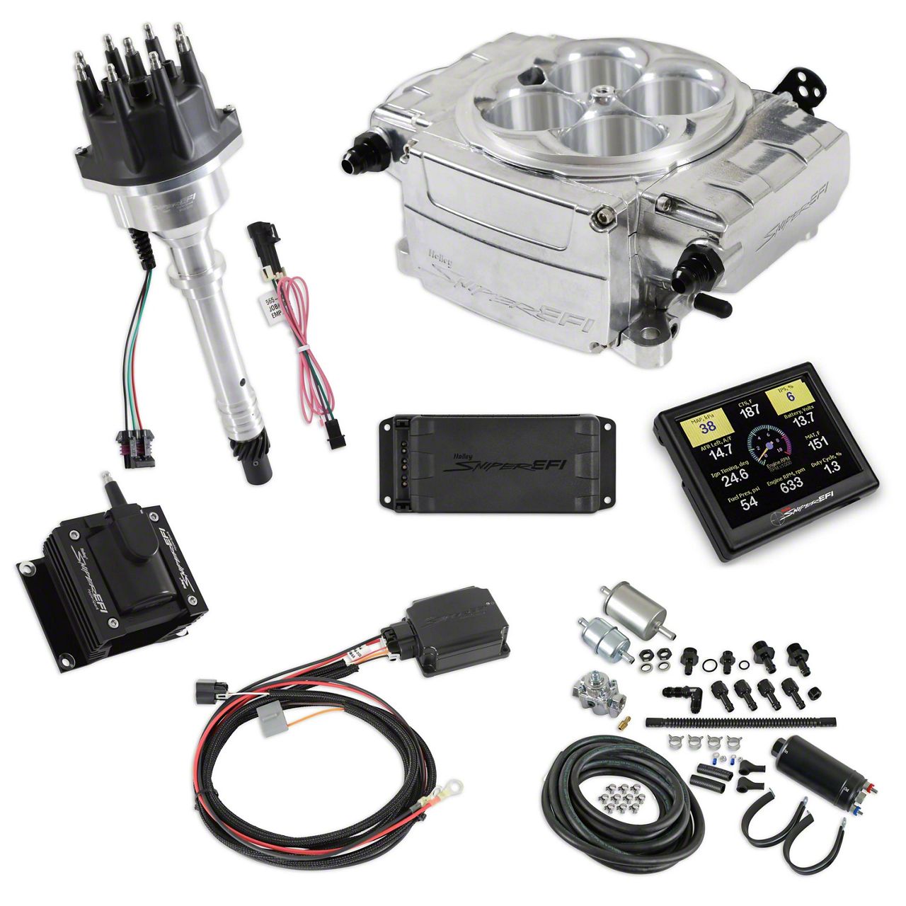 Holley Ecklers Sniper 2 EFI Hyperspark Ignition System Master Kit ...