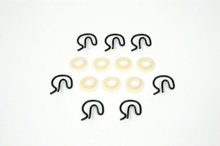 Ecklers Hurst Nylon Bushing & Clip Set
